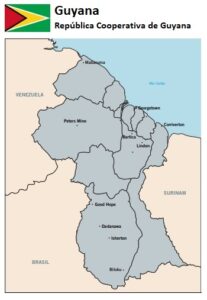 Las guayanas, territorios desconocidos de Sudamérica.